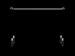 Cor branca ou preta Acrílico Riser Display Stand Acrílico Display Rack Com Logotipo