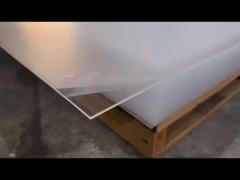 Fireproof Waterproof Clear Acrylic Sheet In Standard Size 1220mm 2440mm SGS Certified