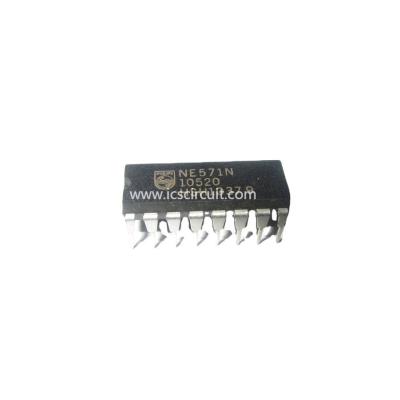 Cina NE571N IC elettronico ha integrato Chip Compandor Temperature Compensated in vendita