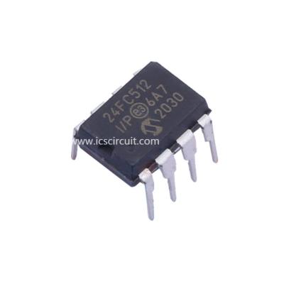 Cina Chip 24FC512-I/P 512k I2c™ Cmos Eeprom di serie di IC di memoria flash in vendita