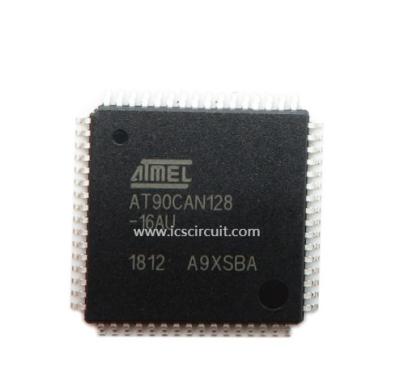 Cina Memoria flash dell'ISP di byte del microcontroller 128k di IC AT90CAN128-16AU in vendita