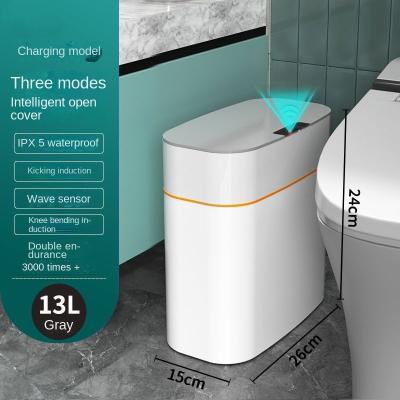 China Plastic Trash Can Manufacturer's New Electric Intelligent Automatic Sensor Touchless Smart Trash Can for sale