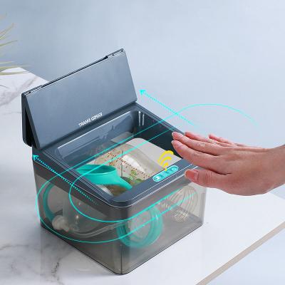 China 4l/6l Car Trash Can Automatic Sensor Induction Trash Can Smart Dustbin Mini Desktop Waste Bin With Lid for sale