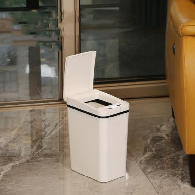 Китай 11L Smart Waste Bins Office Bathroom Automatic Sensing Trash Can Motion Sensor Kitchen Plastic Electric Smart Garbage Bin продается