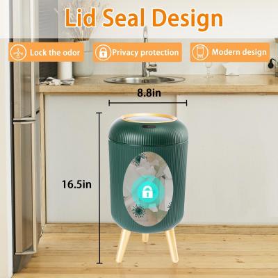 Cina 3GL Automatic Trash Can Motion Sensor Kitchen Garbage Can Plastic Electric Smart Garbage Bin in vendita