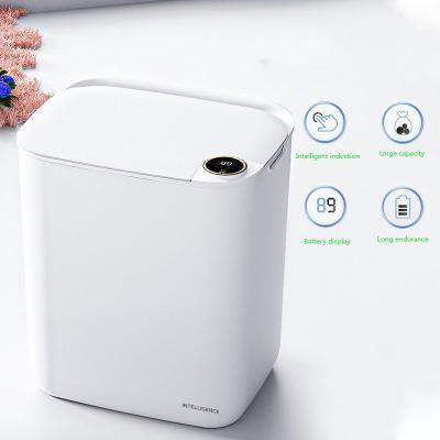 China Indoor Large Capacity Display Power Can Display Long-term Life Intelligent Cleat Use Trash Can for sale