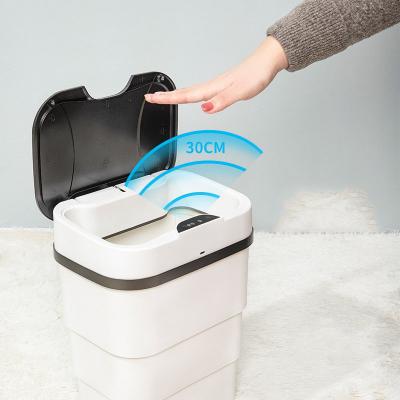 China Household Kitchen Bathroom Living Room Garbage Can Foldable Deformation Garbage Can Intelligent Induction Garbage Can zu verkaufen