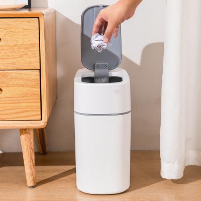 China Household Indoor Sensor Electronic Smart Smart Fragrance Plastic Trash Can for sale