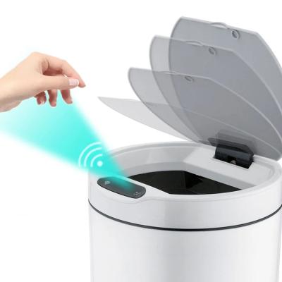China Hot Selling Factory Price Induction Trash Can Smart Sensor Automatic Garbage Smart Waste Bins Automatic Lid for sale