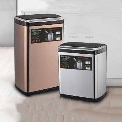 China 30l Large Classified Smart Automatic Bathroom Sensor Trash Can Electric Trash Can zu verkaufen