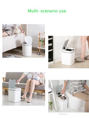 China 12Ltr Custom Trash Can Automatic Charging Intelligent Induction Garbage Can for sale