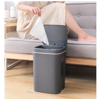 China Dustbin Intelligent Trash Can with Sensor Clearance - Intelligent Sensor Trash Can Automatic Trash Bin Garbage Can Self Sealing for sale