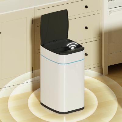 China Slim Smart Trash Can Self Seal Smart Food Waste Bin Self-changing Smart Trash Can for sale
