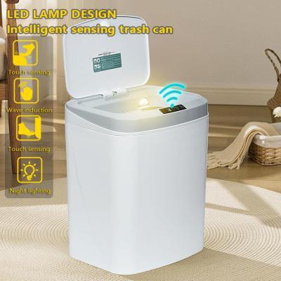 China Automatic Steel Trash Can Production Line Pet Sensor Trash Can Feidash Touchless Trash Can for sale