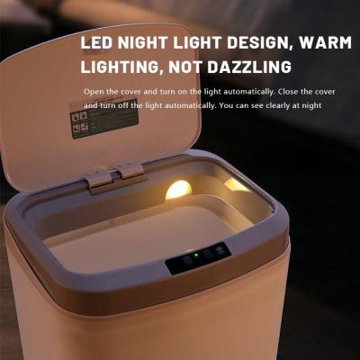 China Automatic Intelligent Smart Trash Can Senso Intelligent Trash Can with Bin Bag Touchless Trash Can for sale