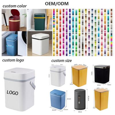China Automatic Intelligent Smart Trash Can Senso Intelligent Trash Can with Bin Bag Touchless Trash Can for sale