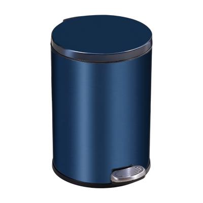 中国 Treadle Foot on Household Kitchen Living Room Toilet Hotel Stainless Steel Trash Can Waste Bins Dustbin 販売のため