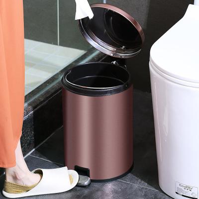 中国 Sell High-Quality Good Price European-Style Stainless Steel Household Treadle Trash Can 販売のため