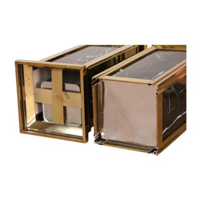 중국 High-Grade Hotel European Style Metal Waste Bin Large Capacity Stainless Steel Vertical Ashtray Commercial Trash Bins 판매용