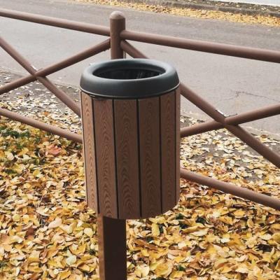 China Outdoor Trash Can Garbage Recycle Bin Metal Trash Recycling Trash Can for sale