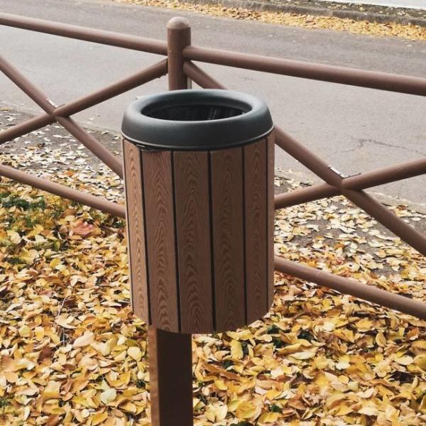 Quality Outdoor Trash Can Garbage Recycle Bin Metal Trash Recycling Trash Can for sale