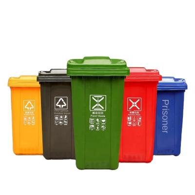 China Outdoor Storage Shed Wheelie Bin Rubber Wheels Heavy Duty Plastic Dustbin for sale