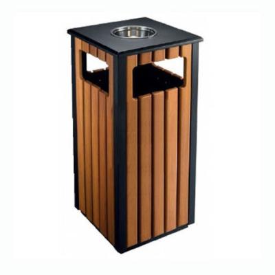 中国 Wooden Trash Can Dustbin Storage Bins Recycling Plastic Trash Can 販売のため
