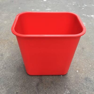 China 15L Lidless Small Plastic Trash Can For Office Household Recycle Garbage Can for sale