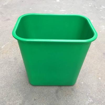 China 15L Lidless Small Plastic Trash Can For Office Household Recycle Garbage Can for sale