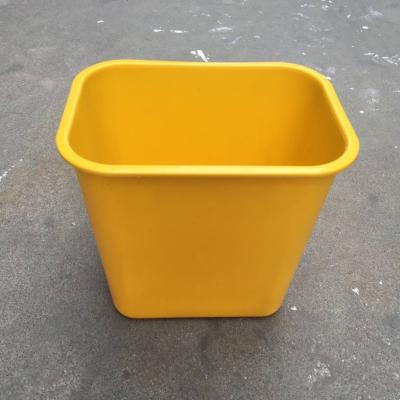China 15L Lidless Small Plastic Trash Can For Office Household Recycle Garbage Can for sale
