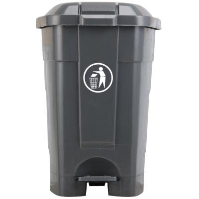 China 70 Liters Industrial Household Public Community Kitchen Waste Outdoor Pedal Trash Can zu verkaufen