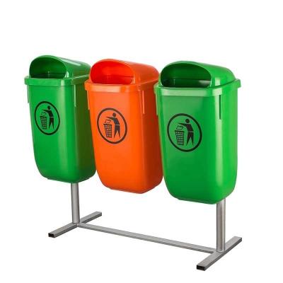 China Outdoor Wall Type Environmental protection Polypropylene Cleaning Bin Wall Mounted Waste Bins Dustbin for sale