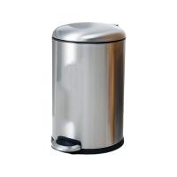Quality Bathroom Clamshell Pedal Trash Can Stainless Steel Trash Can With Foot Pedal for sale