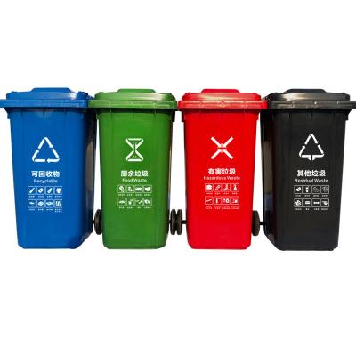 China Plastic 1100 Litre Wheelie Bins Hdpe Wheelie Bin 120 Litre Eco Friendly for sale
