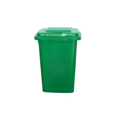 China Contenedor de basura exterior de 50L Contenedor de basura exterior de plástico en venta