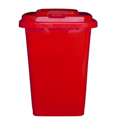 China Contenedor de basura exterior de 50L Contenedor de basura exterior de plástico en venta