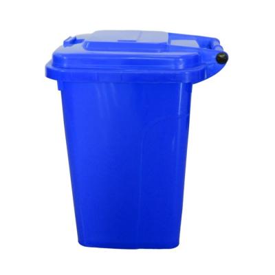 China Contenedor de basura exterior de 50L Contenedor de basura exterior de plástico en venta