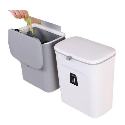 Китай Indoor Kitchen Wall Hanging Plastic Trash Can with Cover Seal, Odor-proof and Hole-free продается