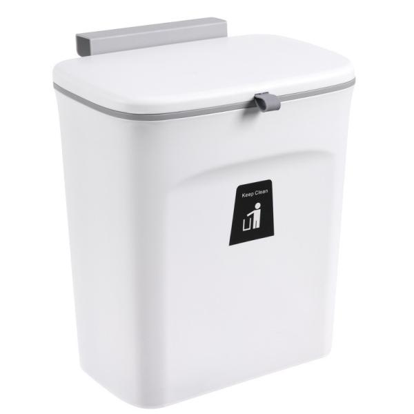 Quality Large Capacity Household Sliding Lid Trash Can with Lid Bathroom Kitchen Cabinet for sale