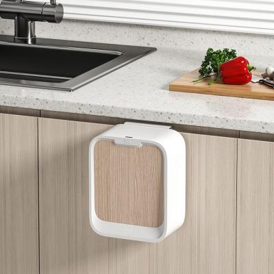 China Household Wall Mounted Trash Can 7L Smart Trash Can For Kitchen for sale
