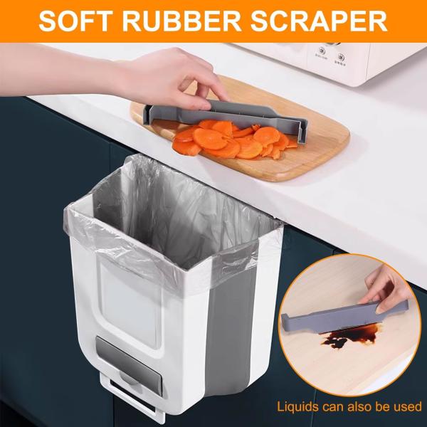Quality Hot Selling Good Price Solid and Reliable Hanging Kitchen Trash Can Foldable for sale