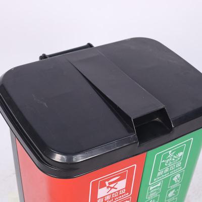 China Two / Three Classification Dry Wet Dustbin For Wet And Dry Waste for sale