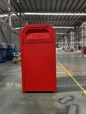 Chine Poubelle écologique en acier inoxydable avec taille et logo personnalisés pour usage commercial à vendre