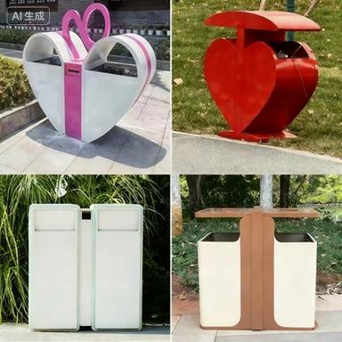China Outdoor Classified Sanitation Trash Can - Stainless Steel Litter Bin for Residential Areas and Parks for sale