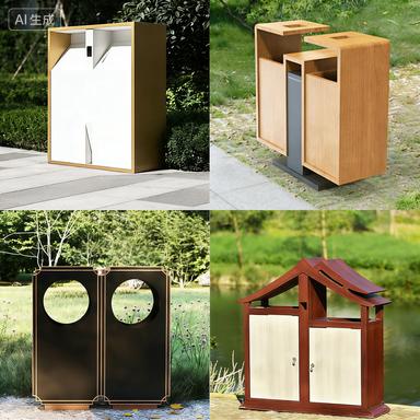 China Outdoor UV Resistant Stainless Steel Trash Bin with 160L Volume and Fingerprint Resistant Finish for Parks and Municipal Use for sale