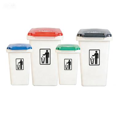 China Stainless Steel Custom Trash Can with Dry Wet Separation and Large Capacity for Commercial Use for sale