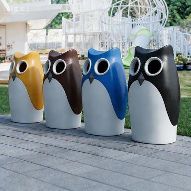 China UV Resistant Easy To Clean Rust Resistant Custom Trash Can for Indoor and Outdoor Use for sale