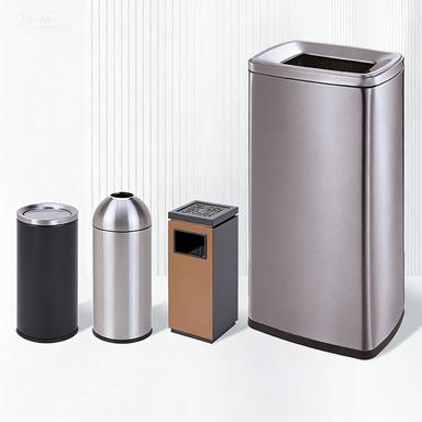 China Stainless Steel Trash Can with 30 Liters Capacity and Odor Control for Hotel Office Bathroom for sale