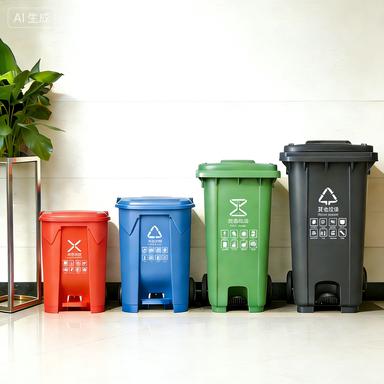 China Pedal Operated Large Capacity Recycling Bin with Swing Lid for Commercial Kitchen & Outdoor Waste Sorting for sale