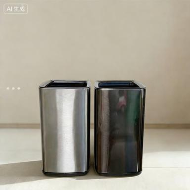 China Multi-scene Rectangular Trash Can Large Capacity Waste Bin Easy to Clean for Hotel Billiard Room Home Bathroom for sale
